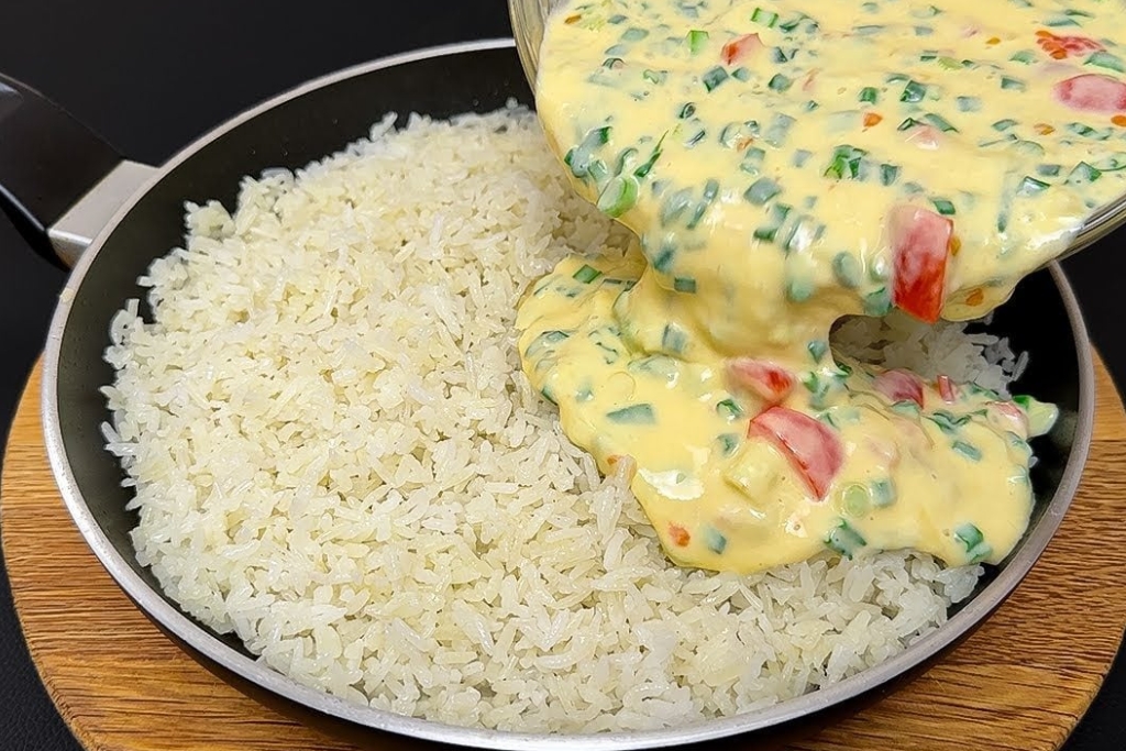 Aprendi com minha bisavó! Toda a família adora essa receita de arroz ...